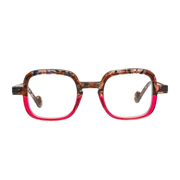 MATTTEW Tortoiseshell Geometric Square Frame - Brown