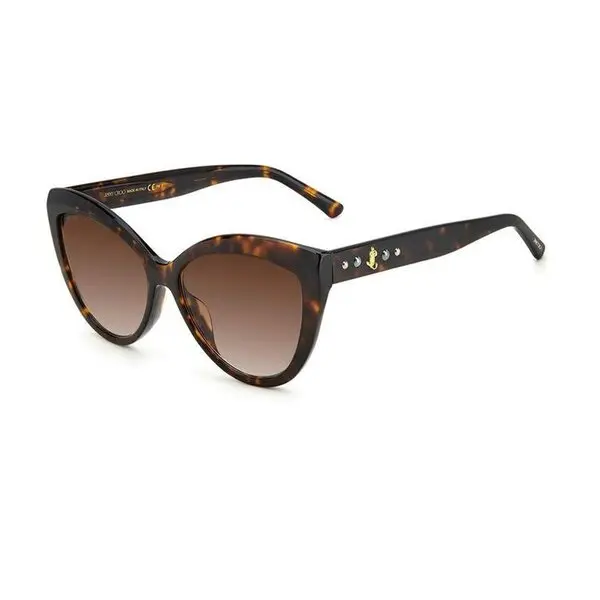 JIMMY CHOO Jc & Pearls Sunglasses - Brown