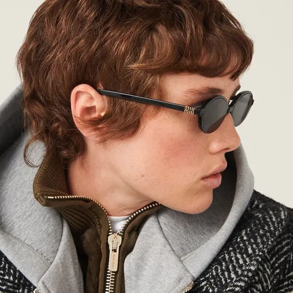 Miu Miu Regard Sunglasses - Black