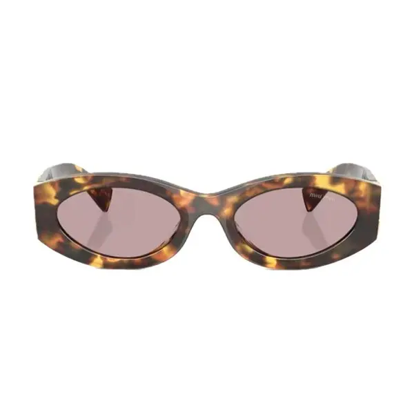 Miu Miu Miu Glimpse 0mu 11ws Sunglasses - Brown