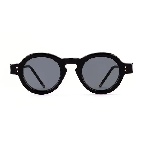 Thom Browne Round Frame Sunglasses - Black