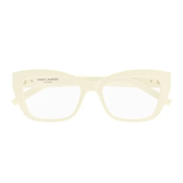 Saint Laurent Sl M117 Linea Monogram Optical Frame - Ivory