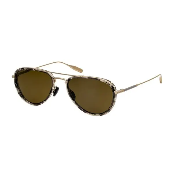 MASUNAGA Pilot Sunglasses - Gold