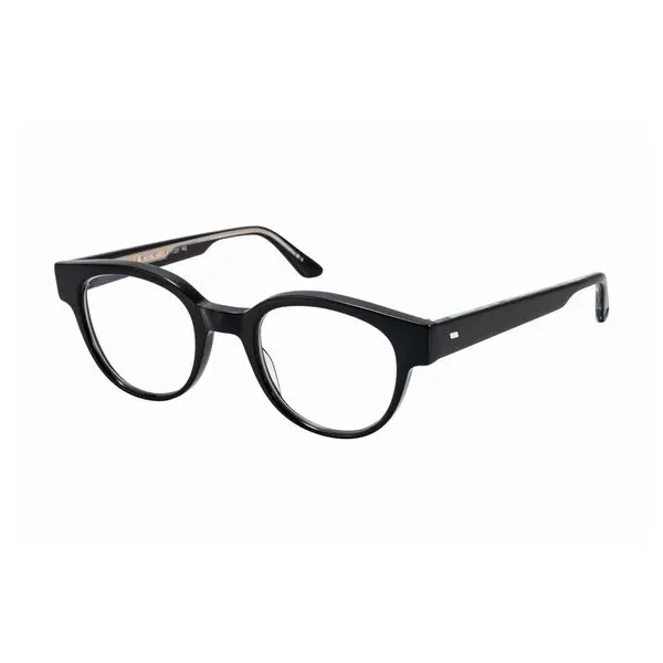 MASUNAGA Full Rim Acetate Eyeglasses - Black