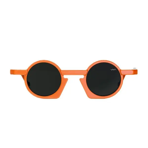 VAVA EYEWEAR Black Label Round Frame Sunglasses - Orange
