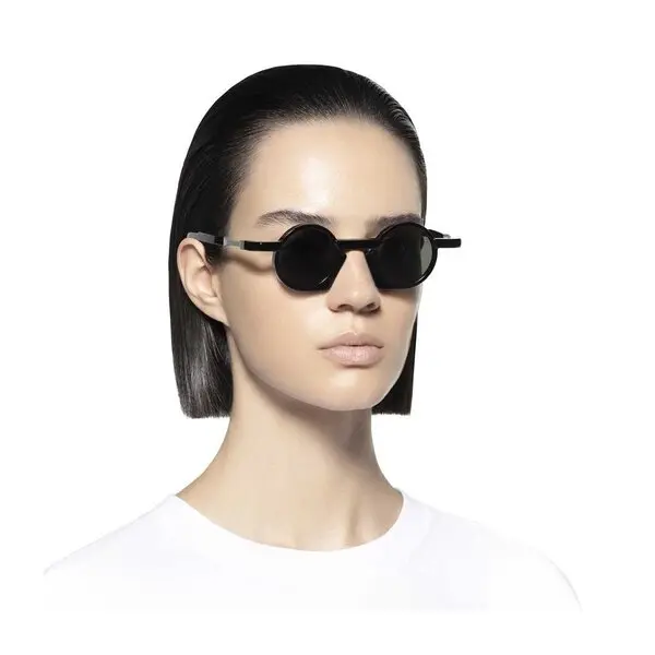 VAVA EYEWEAR Black Label Round Frame Sunglasses