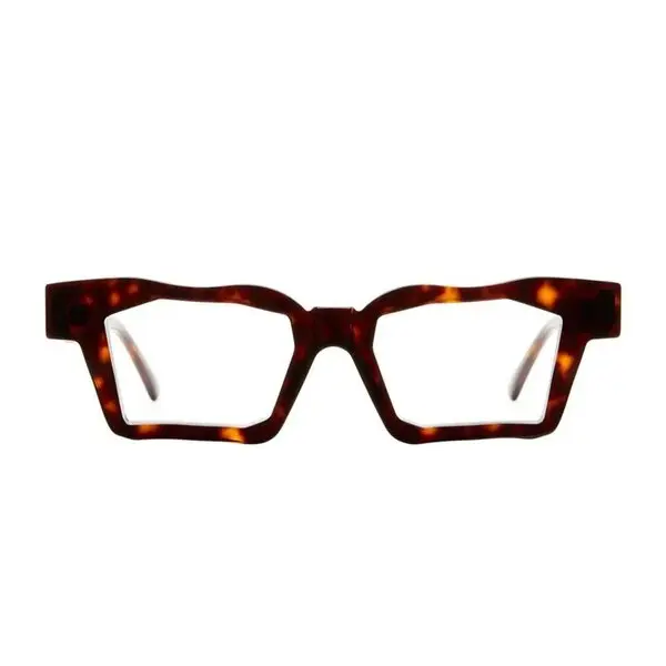 KUBORAUM Tortoise Rectangular Eyeglasses - Brown
