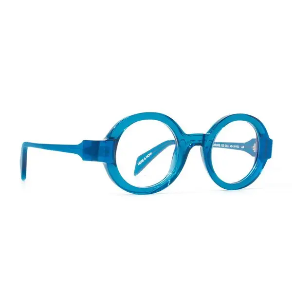 SIENS Creature 123 Round Frame Sunglasses - Blue