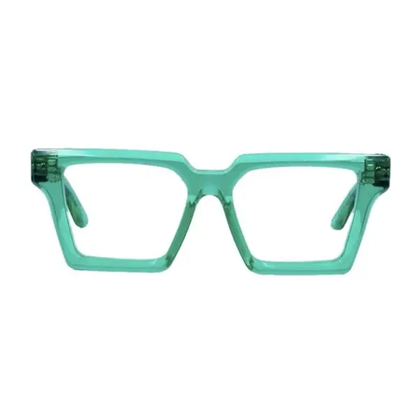 PANETTI EYEWEAR Krystal Flash Square Frame Sunglasses - Green