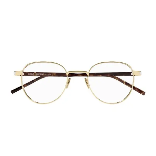Saint Laurent Sl 781 Linea Corner Angle Eyeglasses - Gold
