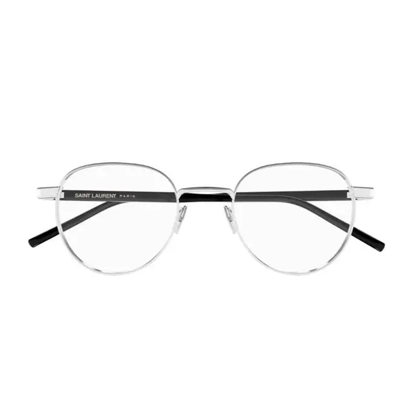 Saint Laurent Sl 781 Linea Corner Angle Eyeglasses - Silver