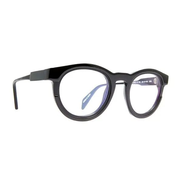 SIENS Creature 117 Round Frame Sunglasses - Black