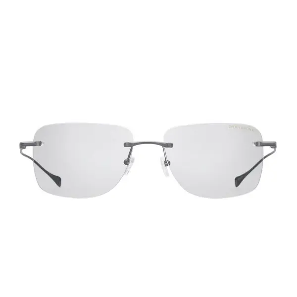 DITA LANCIER Rimless Rectangular Titanium Frame - Silver