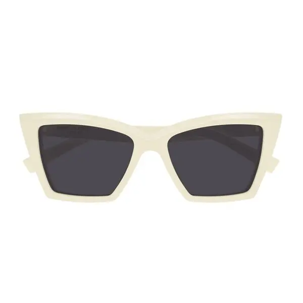 Saint Laurent Sl 657 Linea Sl Logo Sunglasses - Ivory