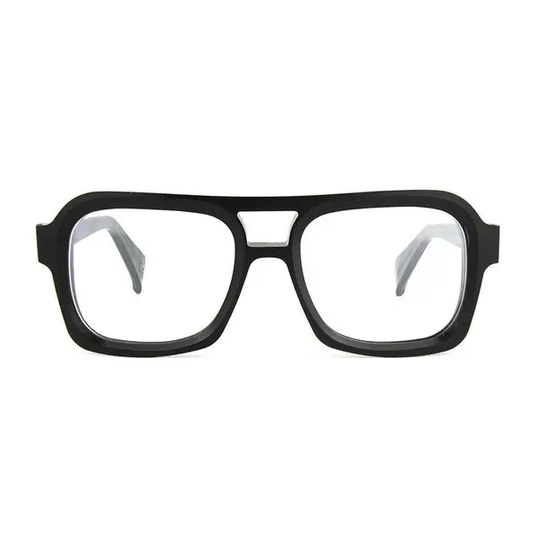 DANDY'S Acetate Pilot Frame With Double Bridge - Black