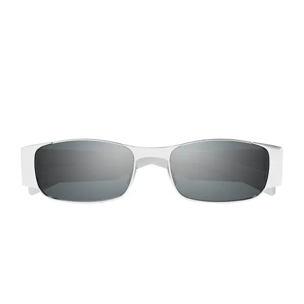 Saint Laurent Rectangular Sunglasses - Silver