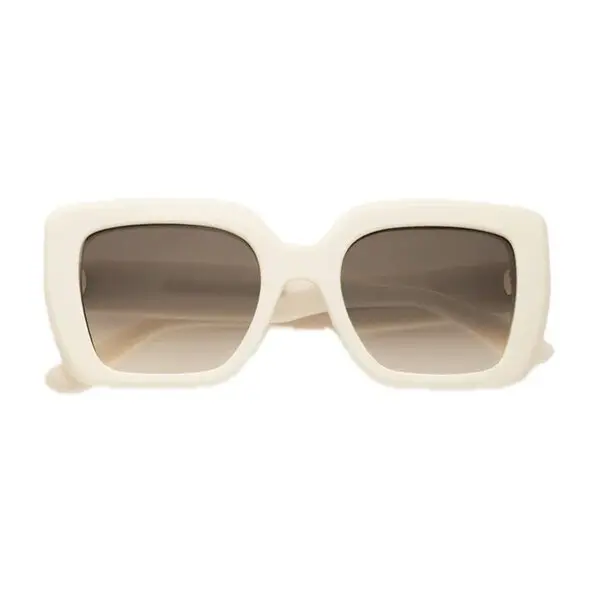 EMMANUELLE KHANH Foxy Sunglasses - Ivory