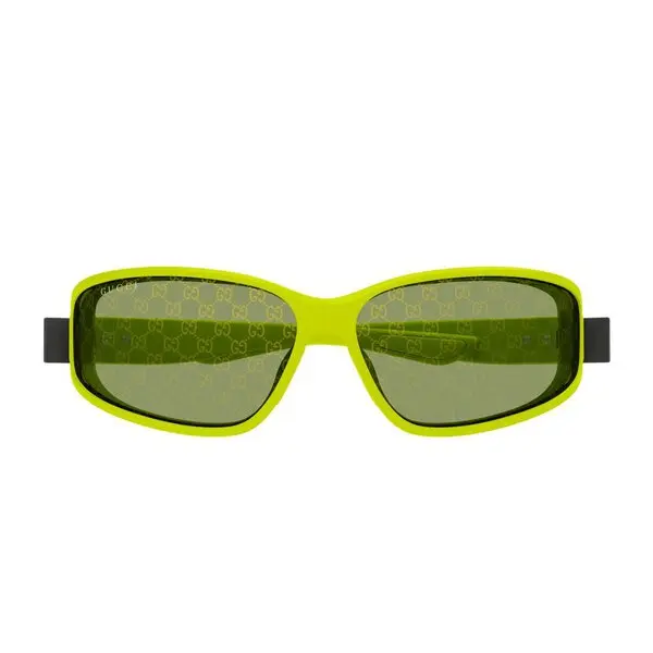 Gucci Linea Institutional Logo Sunglasses - Green