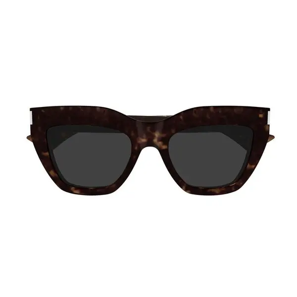 Saint Laurent Linea Corner Angle Sunglasses - Brown