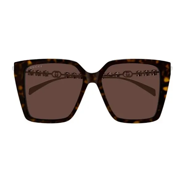 Gucci Gg1967s Linea Emblem Sunglasses - Havana