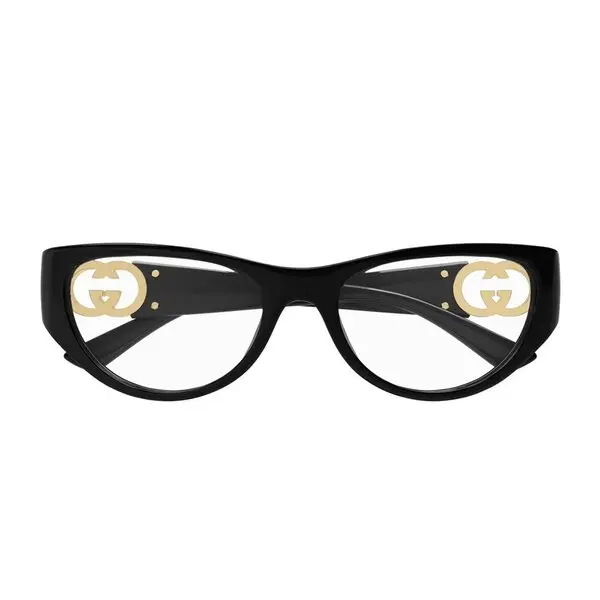 Gucci Gg1825o Linea Emblem Eyeglasses - Black