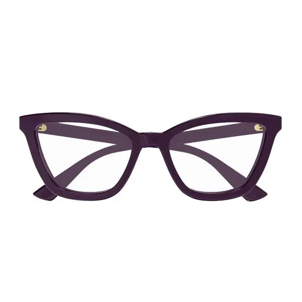 Gucci Linea Gg Logo Eyeglasses - Purple