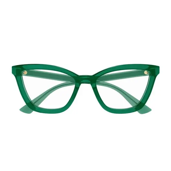 Gucci Linea Gg Logo Eyeglasses - Green