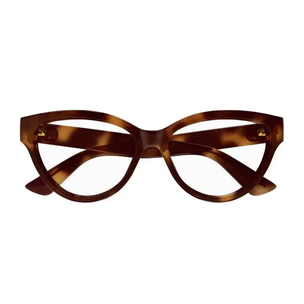 Gucci Rectangular Eyeglasses With Gg Logo - Brown