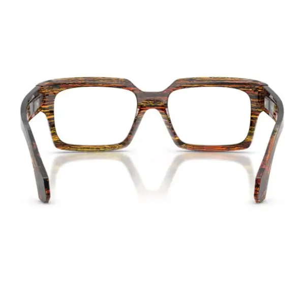 ALAIN MIKLI Rectangular Eyeglasses - Havana