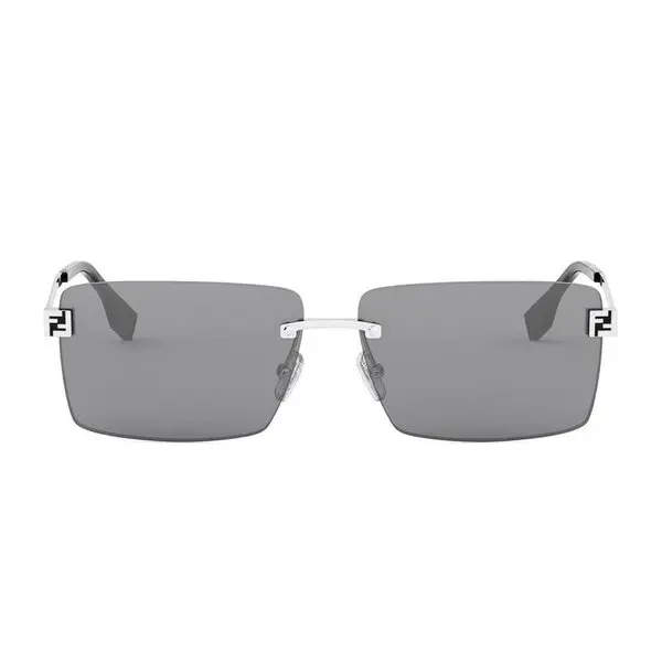 Fendi Rimless Sunglasses - Silver