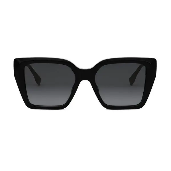 Fendi Ff Diamonds Square Sunglasses - Black