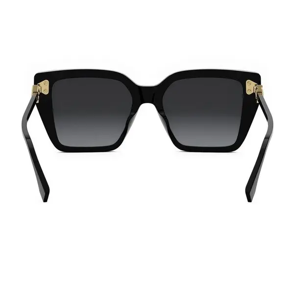 Fendi Ff Diamonds Square Sunglasses - Black