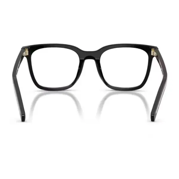 Prada Full Rim Square Eyeglasses - Black