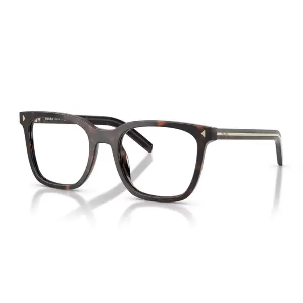 Prada Tortoise Square Eyeglasses - Havana