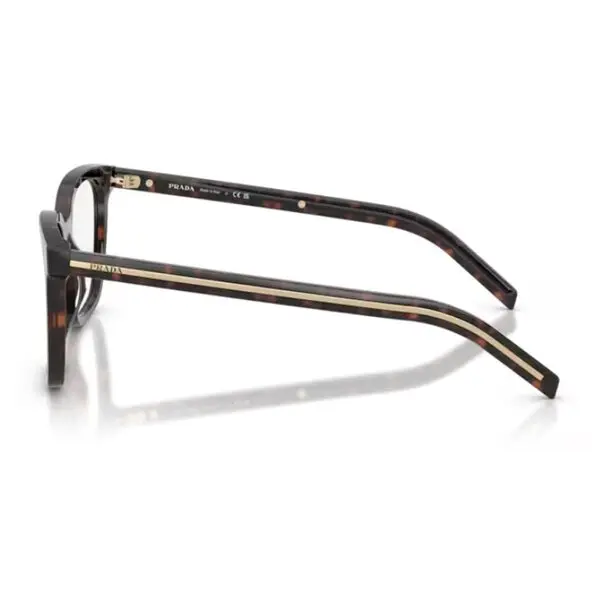 Prada Tortoise Square Eyeglasses - Havana