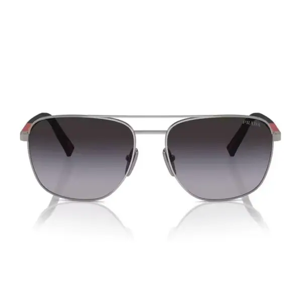 Prada Ps 54zs Aviator Sunglasses - Gunmetal