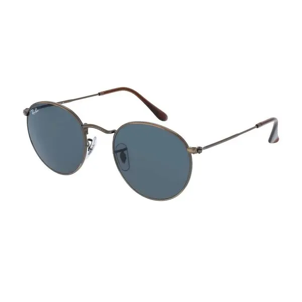 RAY BAN Round Metal Sunglasses - Brown