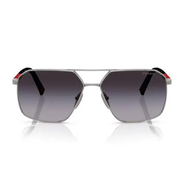 Prada Rectangular Sunglasses - Gunmetal