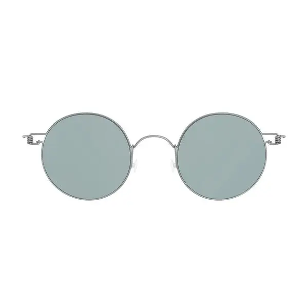 LINDBERG Sun Titanium Rim Sunglasses - Silver