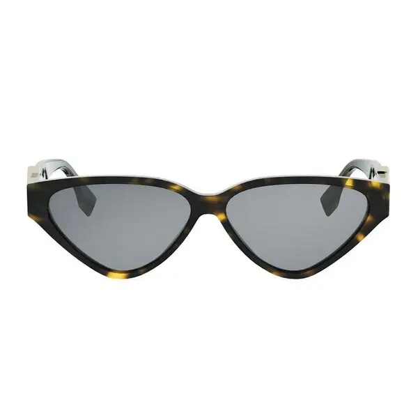 Fendi Ff Diamonds Cat-eye Sunglasses - Havana