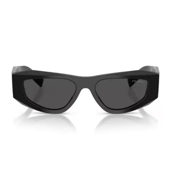 Prada Symbole Rectangular Sunglasses - Black