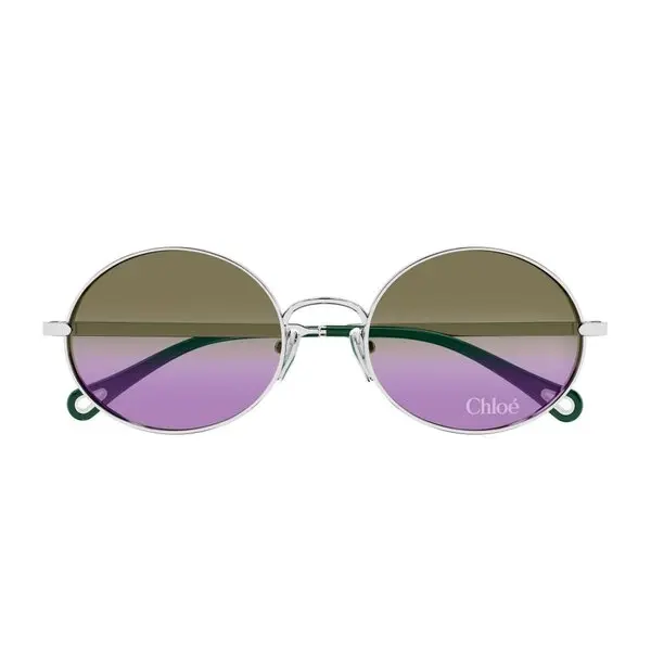 Chloé Oval Sunglasses - Silver