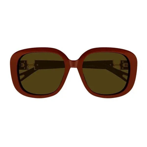 Chloé Rectangular Sunglasses - Bordeaux