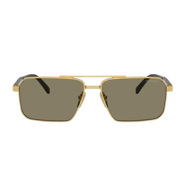 Prada Rectangle Sunglasses - Gold