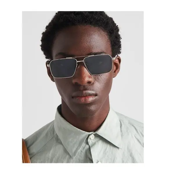 Prada Rectangular Polarized Sunglasses