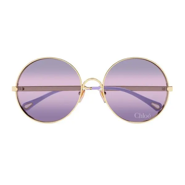 Chloé Round Frame Sunglasses - Gold