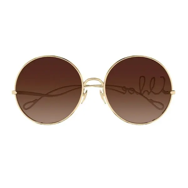Chloé Ch0329s Iconic Sunglasses - Gold