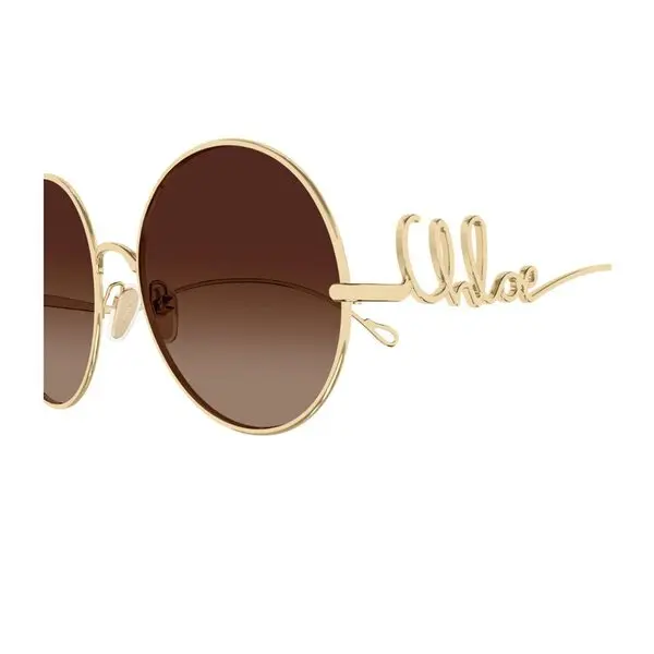 Chloé Ch0329s Iconic Sunglasses - Gold