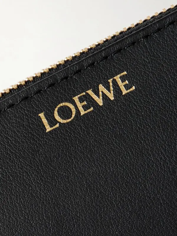 Loewe Joya Embellished Leather Shoulder Bag - Black
