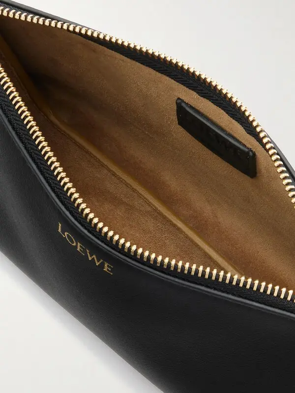 Loewe Joya Embellished Leather Shoulder Bag - Black